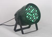 China 192w LED Par Can Lights R12 \ G18 \ B18 \ W6 \ A6  DMX 512 5 / 9 Channel for sale