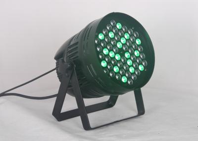 China 192w LED Par Can Lights R12 \ G18 \ B18 \ W6 \ A6  DMX 512 5 / 9 Channel for sale