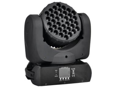 China Sound Control LED Moving Head Light , RGBW Beam Wash Led Lights 36 X 3 W for sale