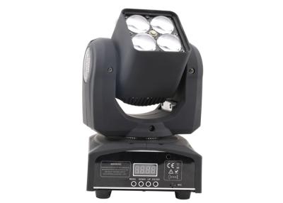 China 4 X 10w Rgbw 4 In 1 Led Mini Wash Moving Head Light For Dj Stage Lighting for sale