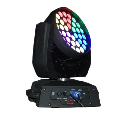 China 36 X 15W LED Stage Lighting Moving Head With Ringcontrol RGBWA Silent Fan Stage Lights for sale