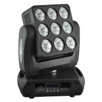 China High Brithness 9 X 12 W RGBW LED Moving Head Light Wash Sharpy Beam Matrix Lights for sale