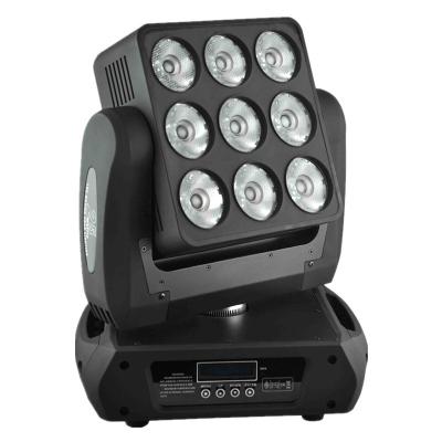 China High Brithness 9 X 12 W RGBW LED Moving Head Light Wash Sharpy Beam Matrix Lights for sale