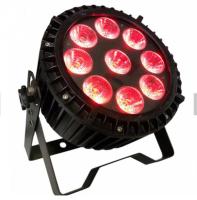 China DMX512 RGBWA 9pcs * 12w Outdoor LED Par Wash High Brightness for sale