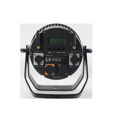 China 4pcs LED Par Battery Light LCD Screen Waterproof Battery IRC Par Light Remote Control for sale
