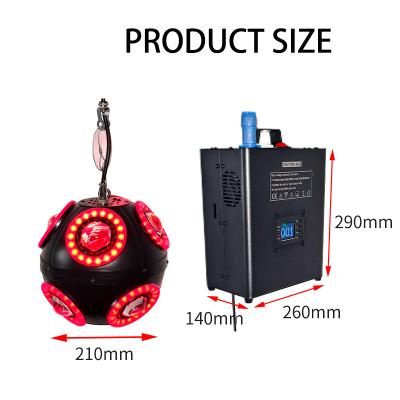 China 3m DMX Winch RGB LED Kinetic Ball Football Lifting Ball Light for Party for sale