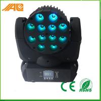 China 12 x 10w Rgbw 4in1 DJ Stage Moving Head Wash Led High Brightness for sale