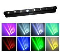 China 8 Eyes 10w Rgbw 4in1 Led Beam Moving Head Light /  Disco Lights Or For Stage Show for sale