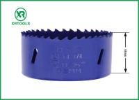 China 44mm Deep Cutting Bi Metal Hole Saw , 4 / 6 TPI Variable Teeth Metal Cutting Hole Saw for sale