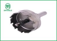 China 3 Flat Shank TCT Hole Saw Cutter For Stainless Steel Plate 25 Mm Cutting Depth for sale