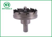China 3 Flat Shank TCT Hole Saw Cutter For Stainless Steel Plate 25 Mm Cutting Depth for sale