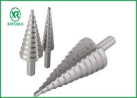 China Metric Round Shank HSS Step Drill Bit , Steel Step Drill Bit For Metal Tube for sale
