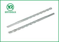 China Three Flats Shank Metric Masonry Drill Bits Zinc Plated With Auto Welded Tip for sale