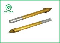 China Titanium Coated Metric Masonry Drill Bits Round Shape 3 - 16MM Length for sale