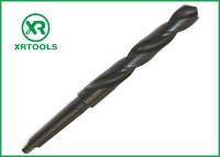 China Roll Forged / Milled HSS Taper Shank Drill Bit Set With Wooden Box DIN 345 for sale