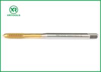 China Threading Machine HSS Machine Taps M2.5 * 0.45 Size Silver Gold Color spiral point taps for sale