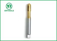 China Threading Machine HSS Machine Taps M2.5 * 0.45 Size Silver Gold Color spiral point taps for sale