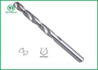 China Roll Forged HSS Drill Bits Half Ground White Finished Straight Shank DIN 338 Straight Shank Drill Bit for sale