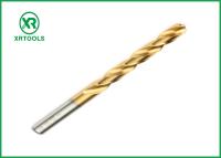 China HSS4341 Twist Drill Bit , Roll Forged Half Ground Tin Coated hss Drill Bits for sale