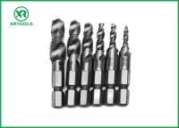 China 6Pcs Machine Use HSS Combination Drill And Taps Set ,Hss Machine Taps And Drill Sets for sale