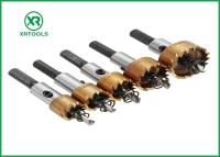China TIN Coated M2 / 4341 HSS Hole Saw , Fully Ground Core Drill Bit Hole Saw Cutter for sale