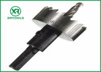 China White Finished HSS Hole Saw , Fluted Teeth Metal Hole Saw Metal Drilling for sale