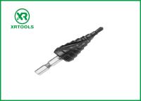 China Black Finished HSS Step Drill Bit , Titanium Step Drill Bit For Metal Sheet for sale