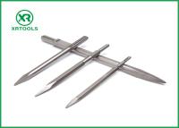 China 30MM Round Shank Electric Masonry Chisel , Sand Blaster Cold Steel Chisel For Stone for sale
