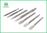 China 30MM Round Shank Electric Masonry Chisel , Sand Blaster Cold Steel Chisel For Stone for sale