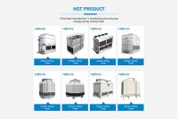 China 10 Ton Counter-flow Closed Cooling Tower for Industrial Fluids High Precision Cooling Water Cooler Tower for sale