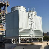 China Fiberglass Square Counter-flow Cooling Tower 600T Easy to Operate for Industrial Water Cooling System for sale