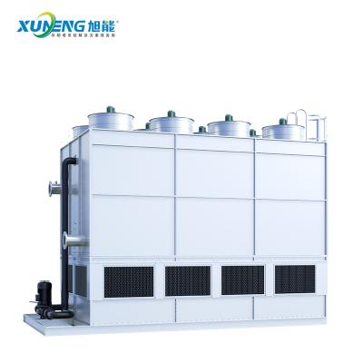 China Low Energy Consumption Stainless Steel Water-saving Closed Cooling Tower 50 Tons Evaporative Condenser Closed Cooling Tower for sale