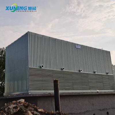 China 300T Open Cooling Tower for Power Plant Industrial Size Fiberglass Energy-saving Spray Cooling Tower for sale