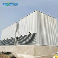 China 300T Open Cooling Tower for Power Plant Industrial Size Fiberglass Energy-saving Spray Cooling Tower for sale
