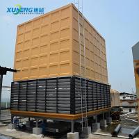 China 300T Open Cooling Tower for Power Plant Industrial Size Fiberglass Energy-saving Spray Cooling Tower for sale