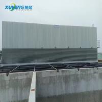 China Energy Cooling Tower Made of Fiberglass No Electricity Required Easy to Operate 100T Capacity for sale
