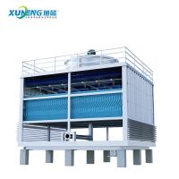 China 16.81m2 Fiberglass Square Drop Counter Flow FRP Cooling Tower for High Temperature Cooling Needs in Industrial Settings for sale