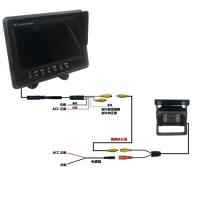 China 7 Inch 3W Android Car Headrest Monitor Universal Rear View Camera Monitor for sale
