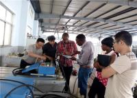 China Light Model Conveyor Belt Joint Machine For Building Materials Delivery for sale