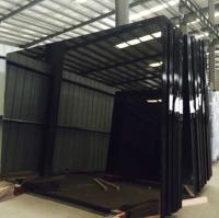 China Blue Black Bronze laminated Tinted Float 10mm Toughened Glass Sheet for sale