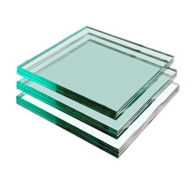 China Hot Selling Latest Design PVB clear safety tempered laminated glass for building flooring balcony fence partition windows for sale