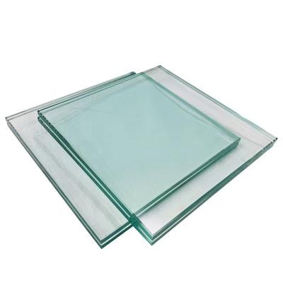 China Tempered PVB Laminated Acoustic Glass Panels Safety Transparent For Commercial Building for sale