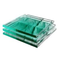China Tempered PVB Laminated Acoustic Glass Panels Safety Transparent For Commercial Building for sale