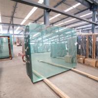 China Cutting Clear Large Laminated 4mm Float Glass SGP Tempered for sale