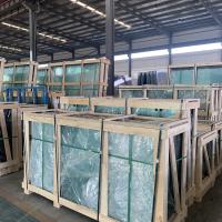 China 12mm 8x4 Curved Clear Plexiglass Sheets float Glass For Door Window for sale