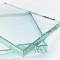 China high quality  2mm 3mm 4mm 5mm 6mm 10mm 12mm 15mm 19mm Thick Extra Ultra Clear Float Glass with blue edge for sale