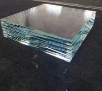 China high quality  2mm 3mm 4mm 5mm 6mm 10mm 12mm 15mm 19mm Thick Extra Ultra Clear Float Glass with blue edge for sale