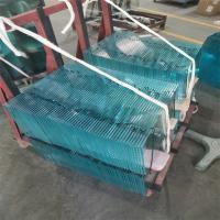China Float Glass Supplier 5mm Ultra Clear Float Toughen Laminated Insulated Glass Sheet With Blue Edge for sale