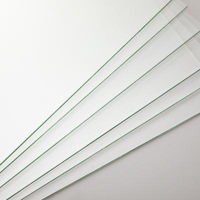 China 2mm 3mm 4mm 5mm 6mm 10mm 12mm 15mm 19mm Thick Extra Ultra Clear Low Iron  Float Glass Big Size With Blue E for sale