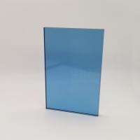 China 10mm Blue Bronze Clear Float Glass Reflective Tinted Laminated Tempered Sheet for sale